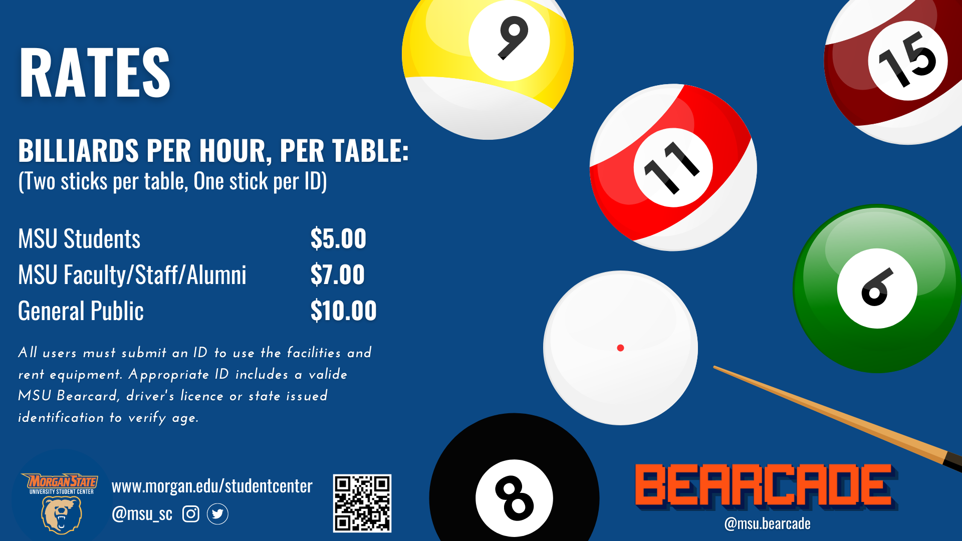 BearCade Recreation Center Membership & Rates